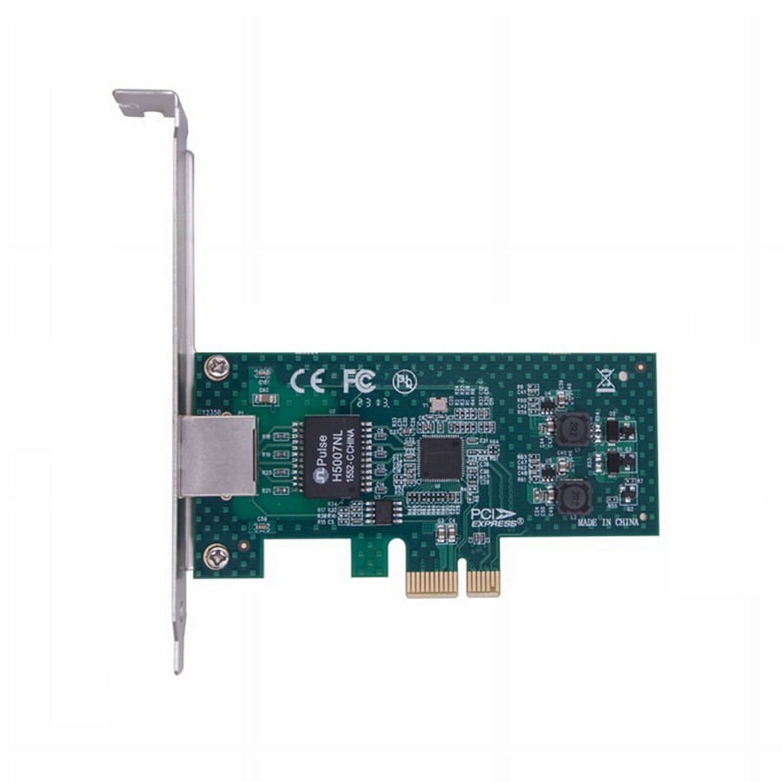 PCIE Gigabit Network Card PCIE 1X to RJ45 PCI Express Ethernet Adapter LAN Card for Desktop PC ...