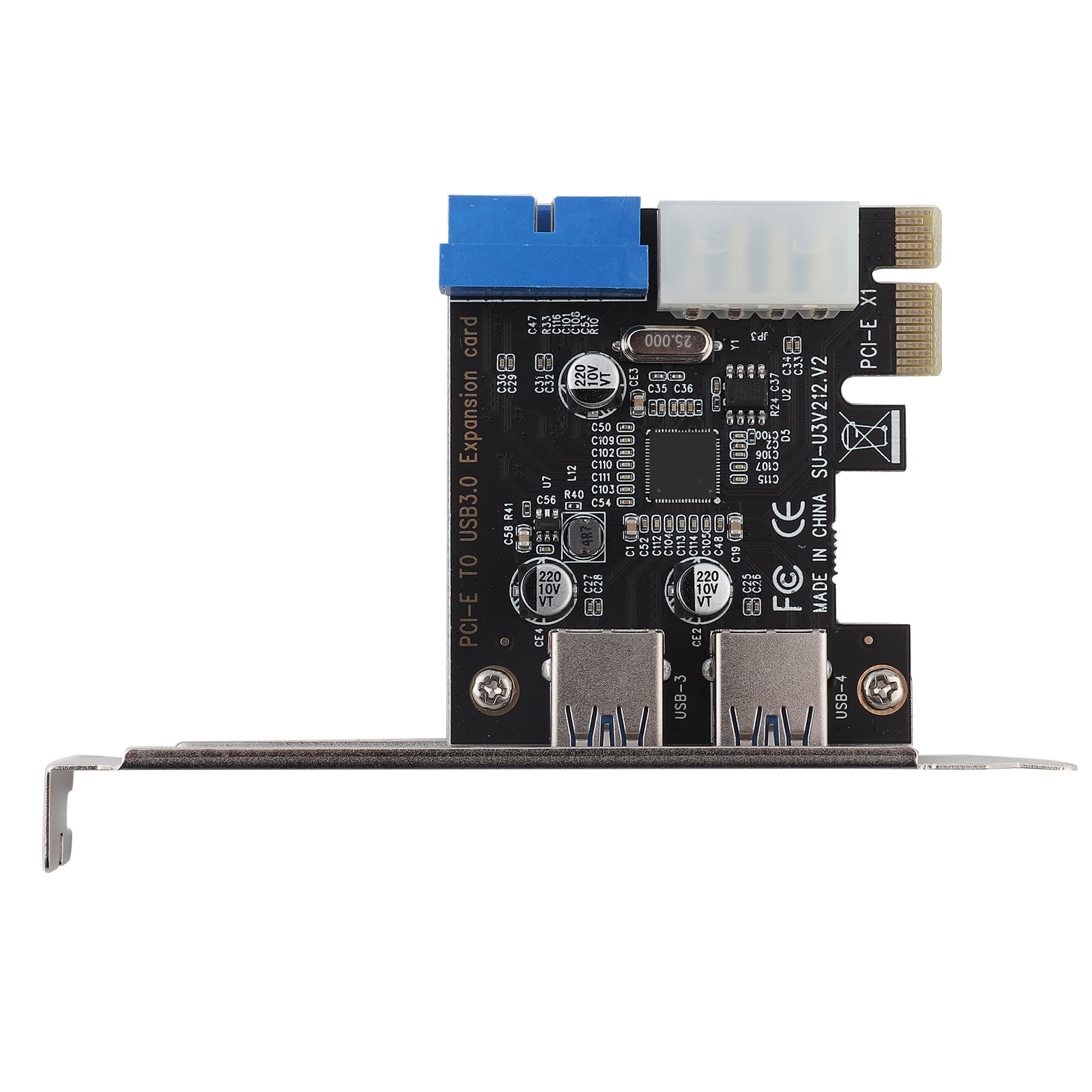 PCIE To USB3.0 Expansion Card Adapter With Front 19PIN Interface ...