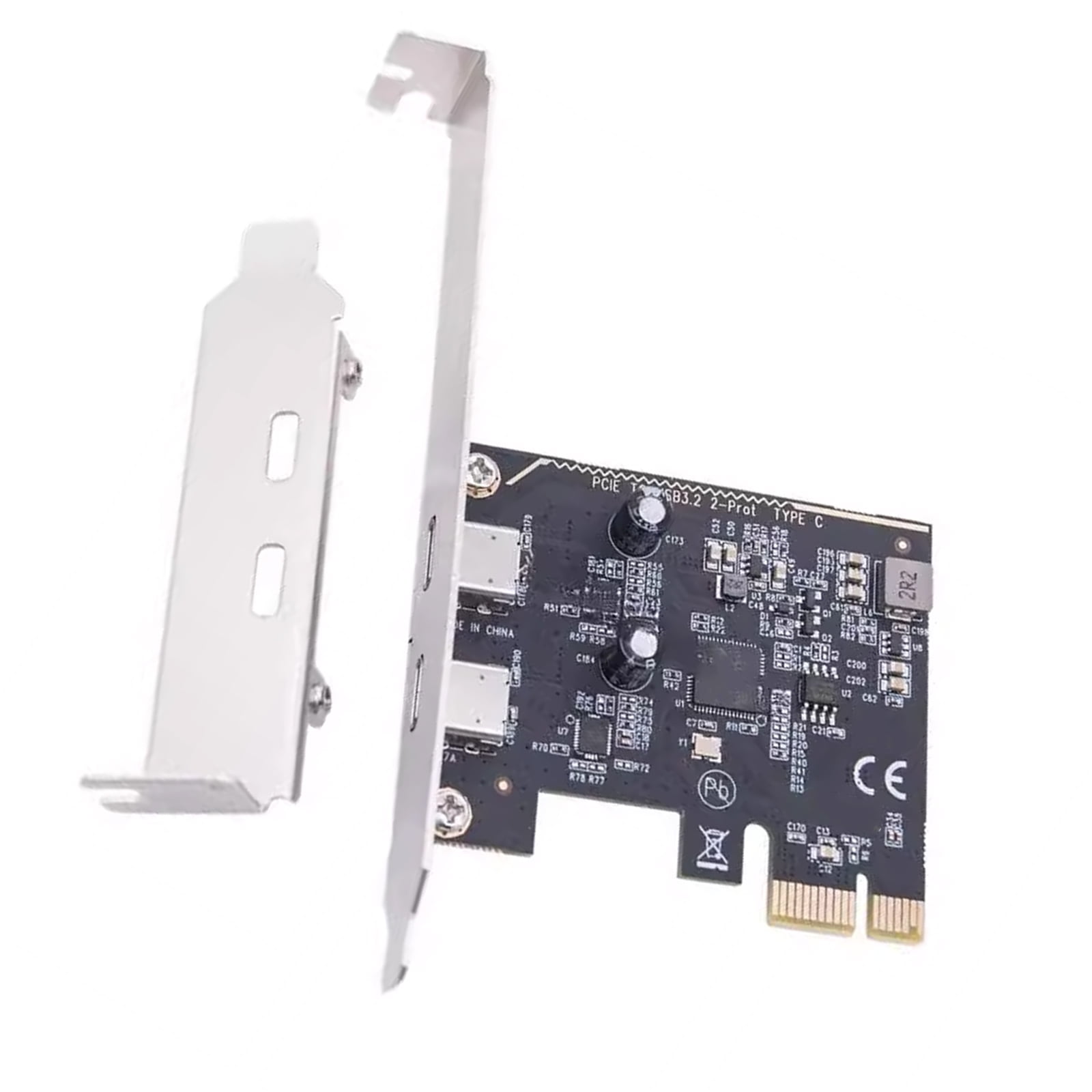 PCIE Type C Card to 2 Port USB C Adapter HUB USB 3.2 Gen1 5Gbps ...