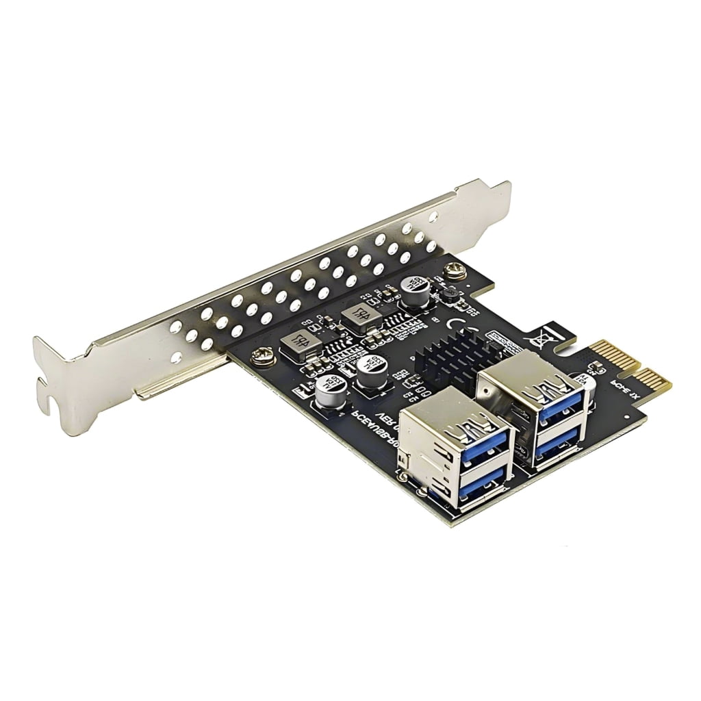 PCIE USB 3.2 Expansion Card 5Gbps High Speed USB3.2 GEN1 Expansion Card Connector Controller ...