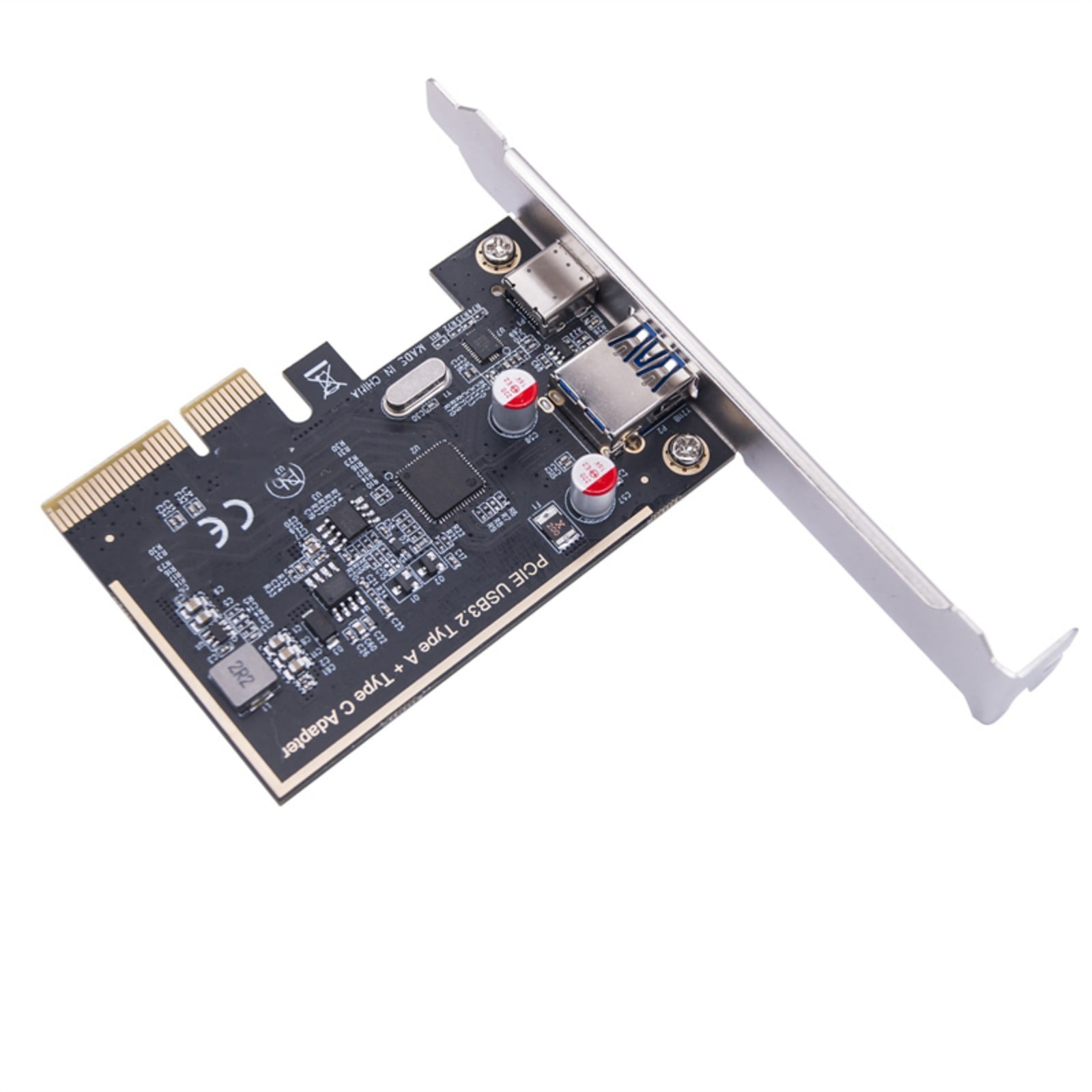 PCIE USB 3.2 GEN2 10G Type C 10G Adapter PCIE Expansion Card Risers ASM1142 Chip Controller Low ...