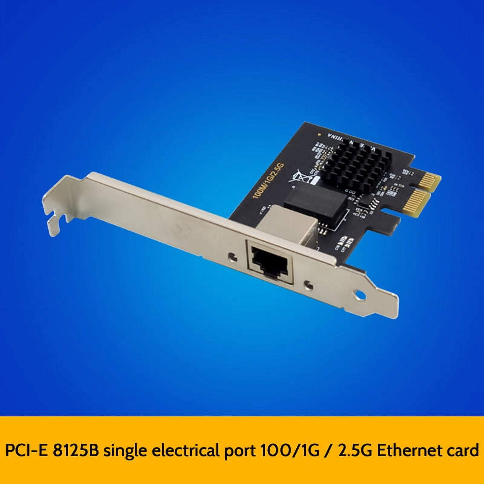 PCIE X1 RTL8125B Server Network Card 2.5GbE Multi Gigabit Network Card ...