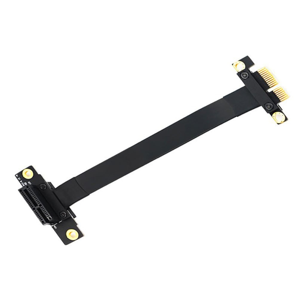 Pcie X1 Riser Cable Dual 90 Degree Right Angle Pcie 3 0 X1 Extension