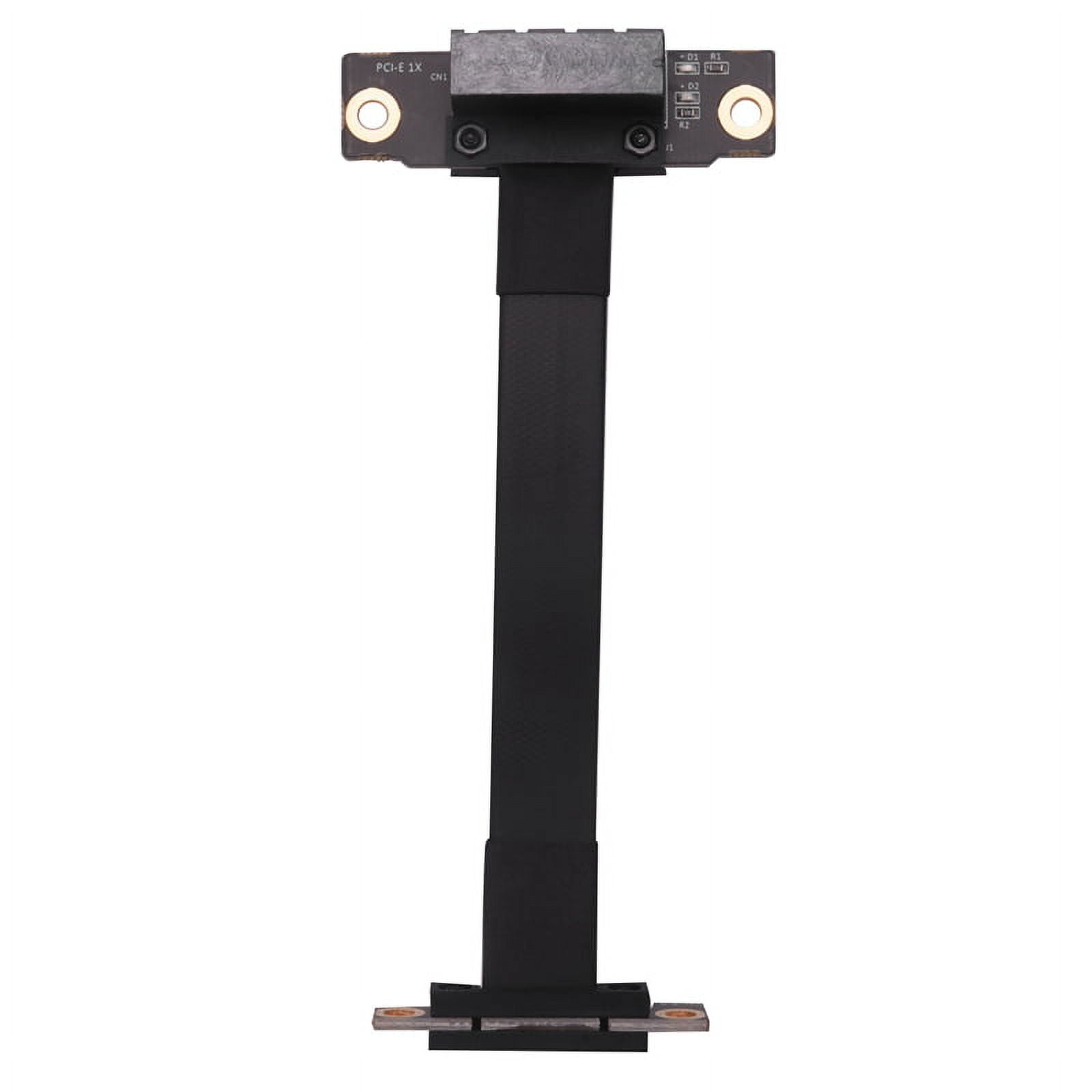PCIE X1 Riser Cable Dual 90 Degree Right Angle PCIe 3.0 X1 to X1 ...