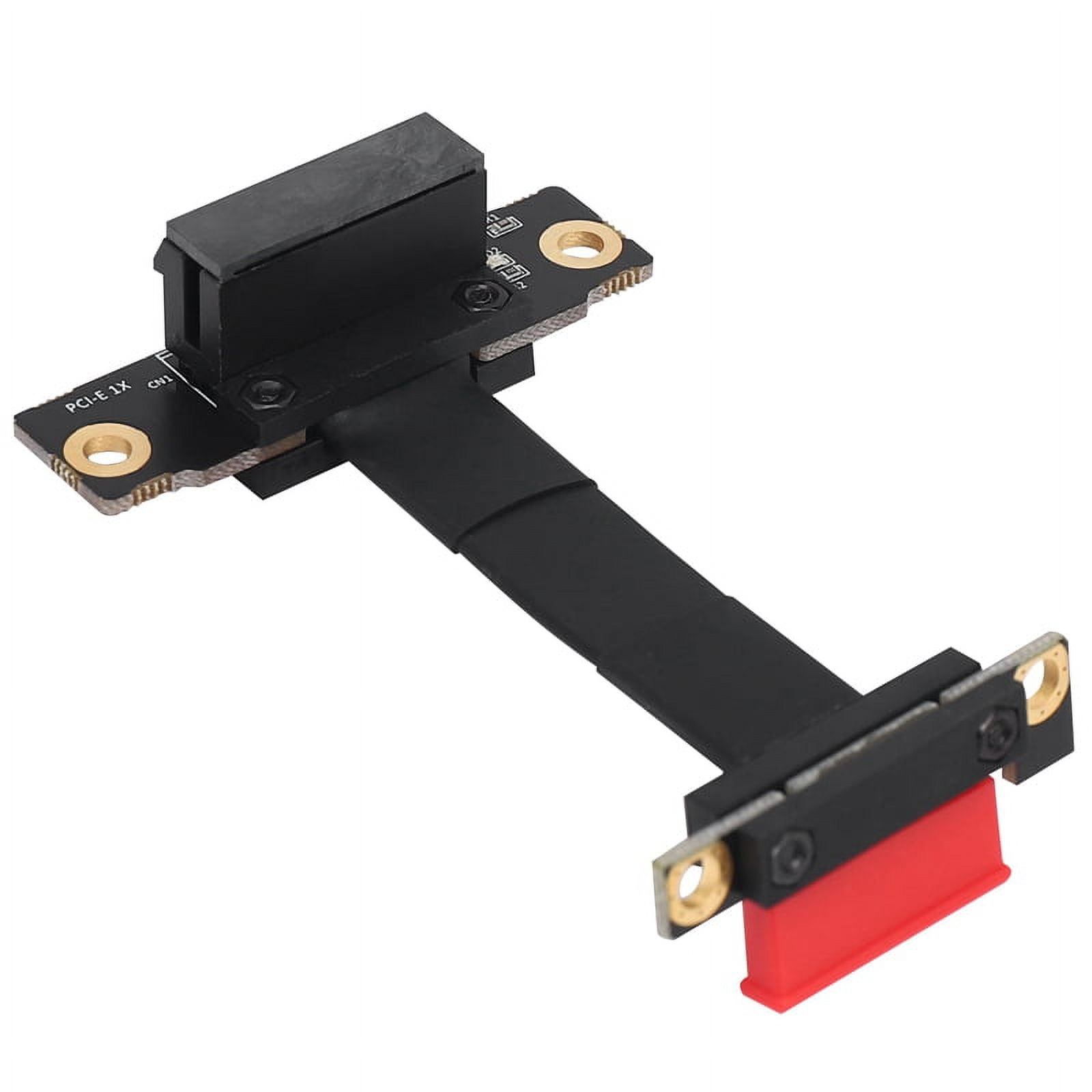PCIE X1 Riser Cable Dual Right Angle PCIe 3.0 X1 to X1 Extension Cable ...