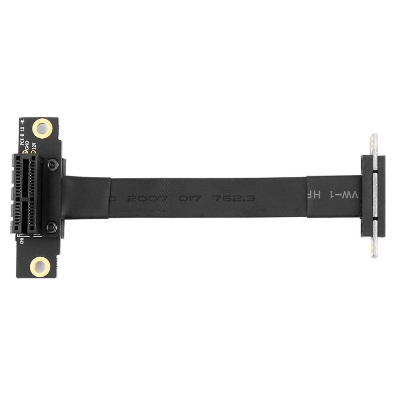 PCIE X1 Riser Extender Dual 90 Degree Right Angle PCIe 3.0 x1 to x1 ...