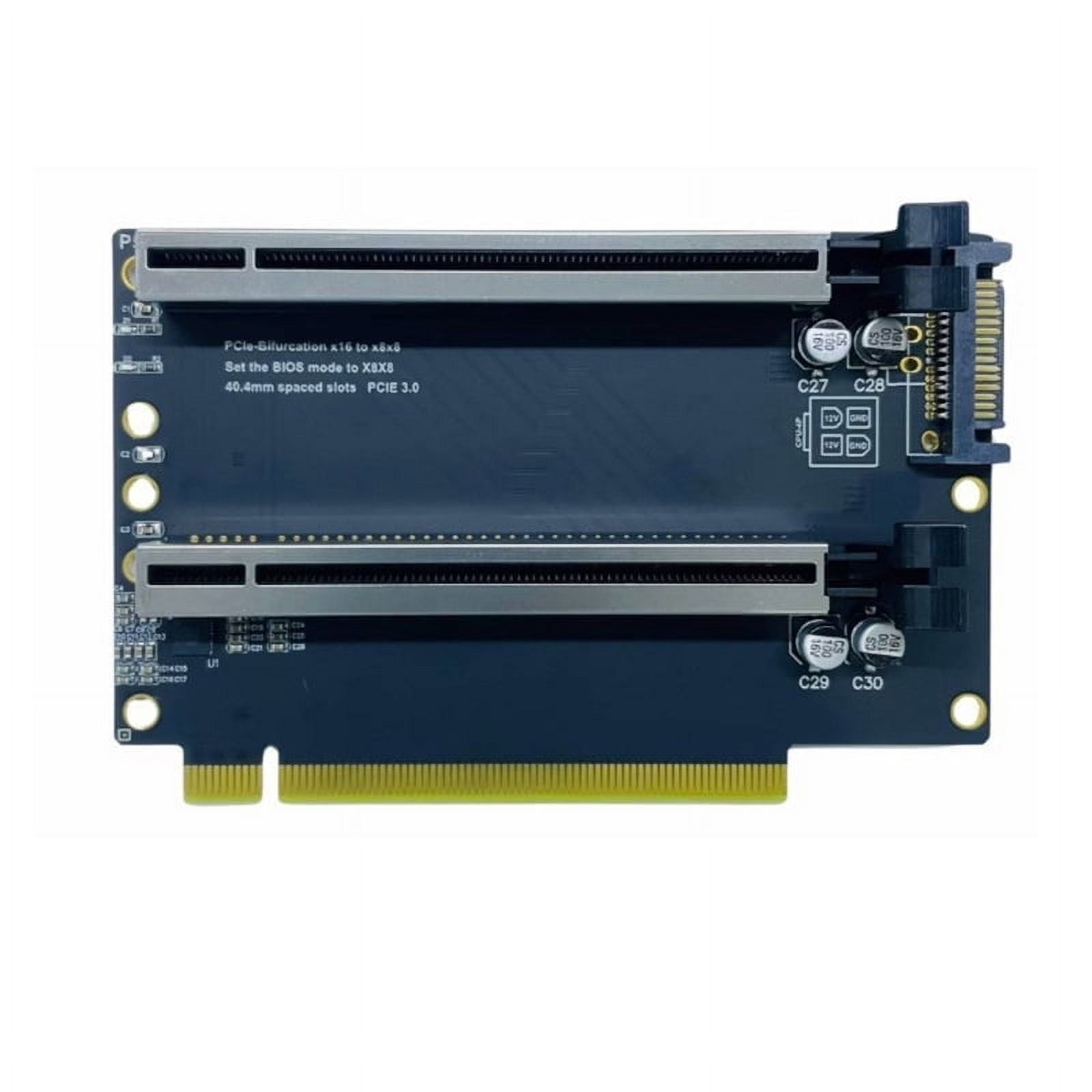 PCIE X16 to PCIE X8X8 Expansion Card PCIExpress 3.0 x16 Gen3 Adapter ...