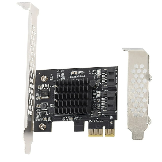 PCIE to 2Port SATA 3.0 Expansion Card PCI Express SATA Adapter Support ...