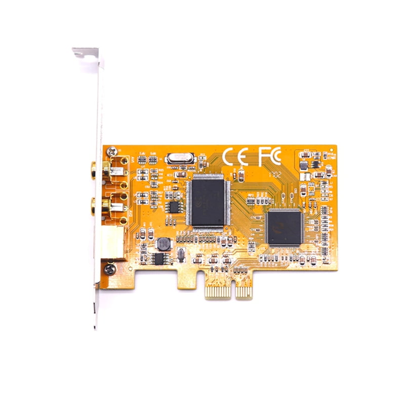 PCIE to AV 878A Video Capture Card PCIE Surveillance HD Image PCI-E ...