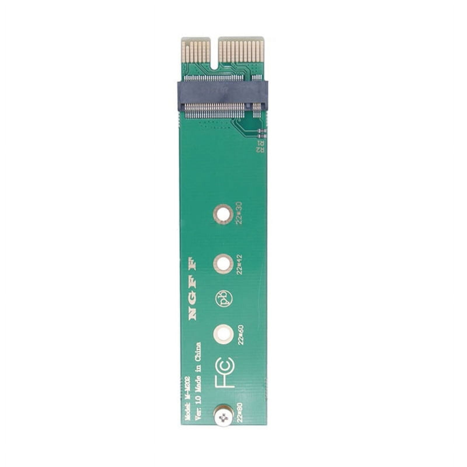 PCIE to M.2 Adapter NVMe SSD M.2 PCI-E M Key PCIE X1 Riser Connector ...