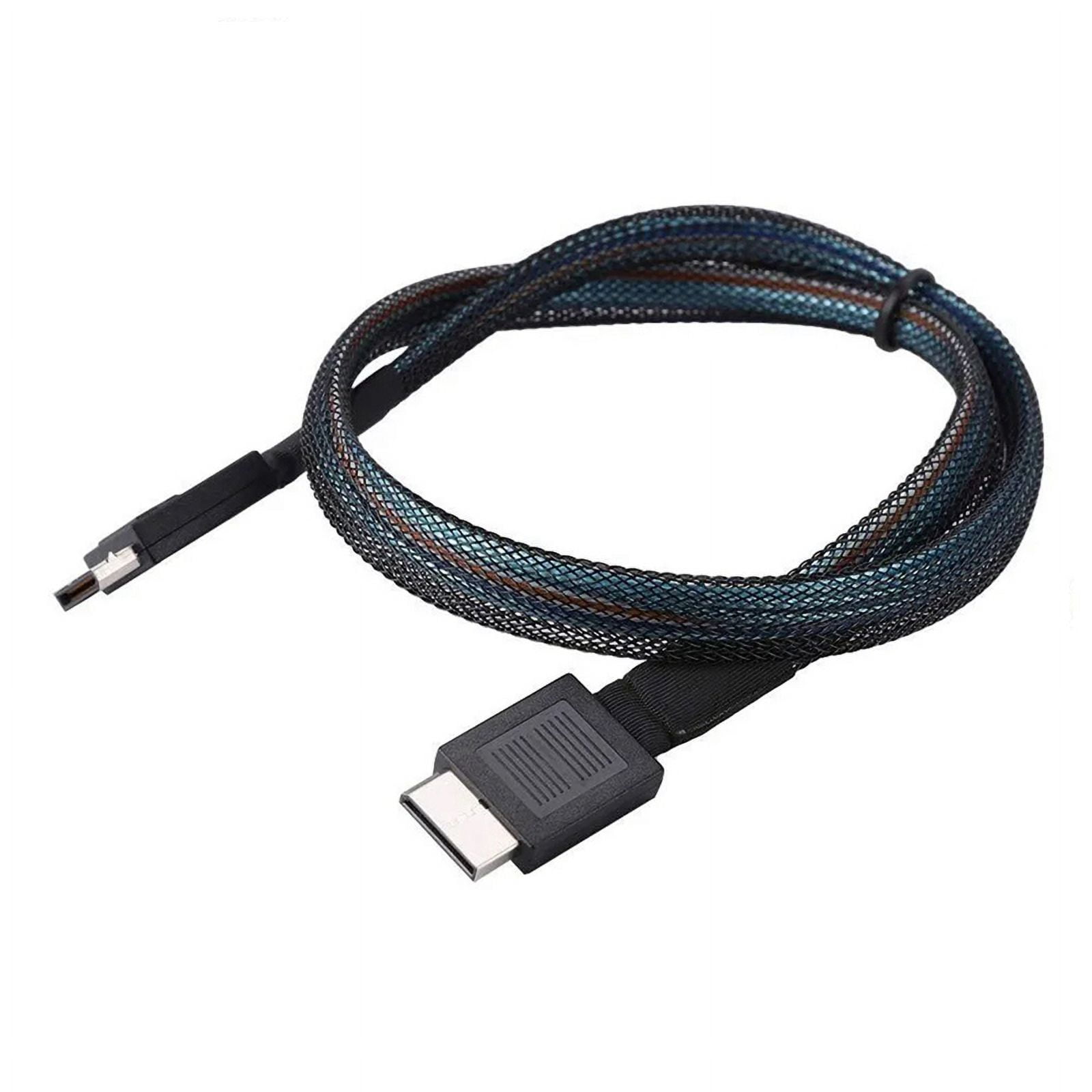 PCIE4.0 MINI SAS Cable 24Gbps Oculink Data Extension Cable SFF-8611 to ...