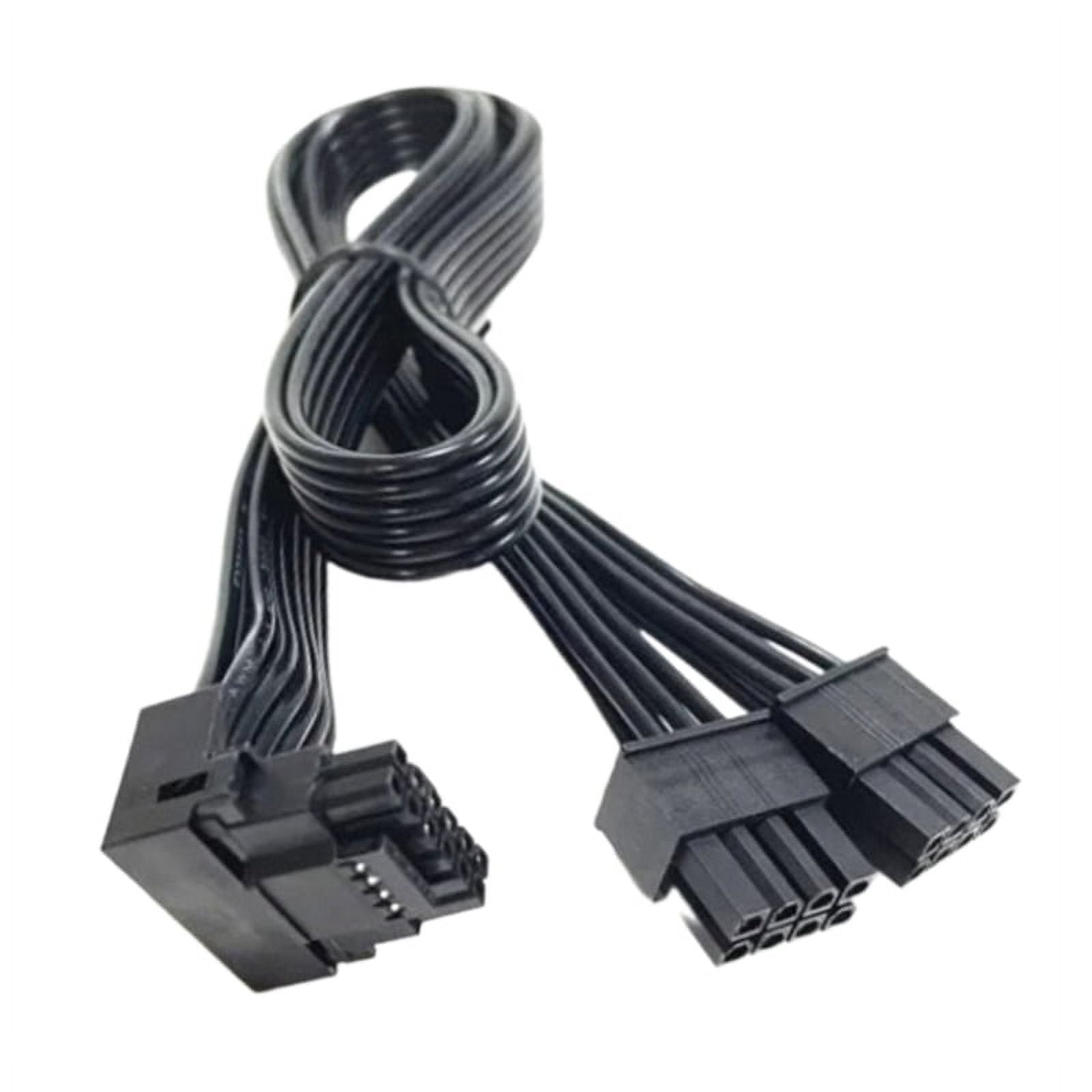 PCIE5.0 Dual 8pin to 16Pin Cable 16AWG 12VHPWR Power Supply Compatible ...