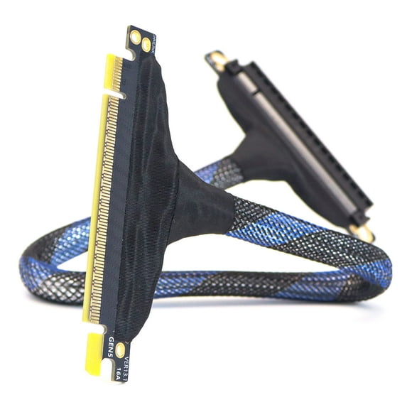 PCIE5.0 X16 Graphics Card Extension Cable GPU Extension Cable with Gold ...