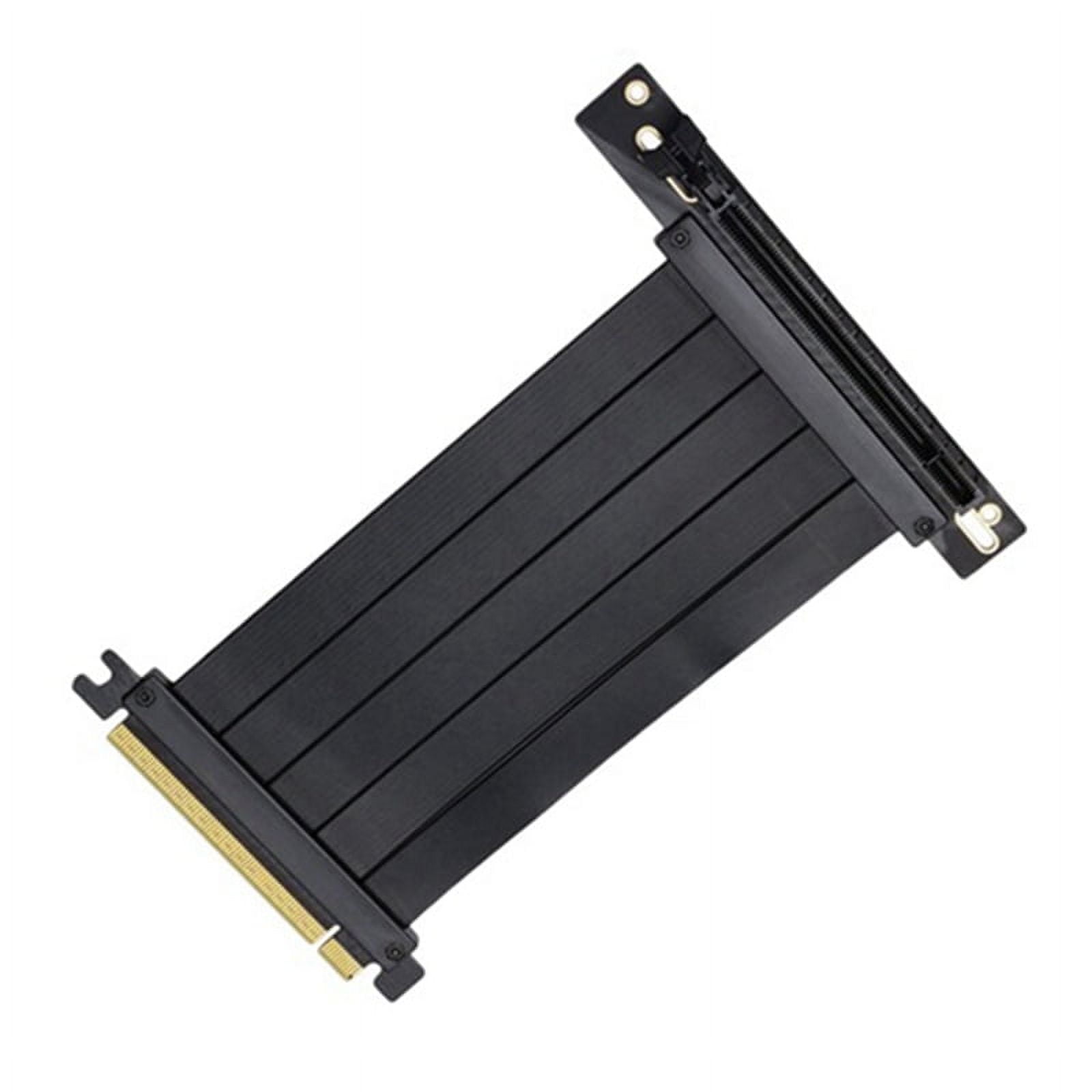 PCIe 4.0 X16 Extension Cable 200mm 180° Flexible PCIe Connector ...