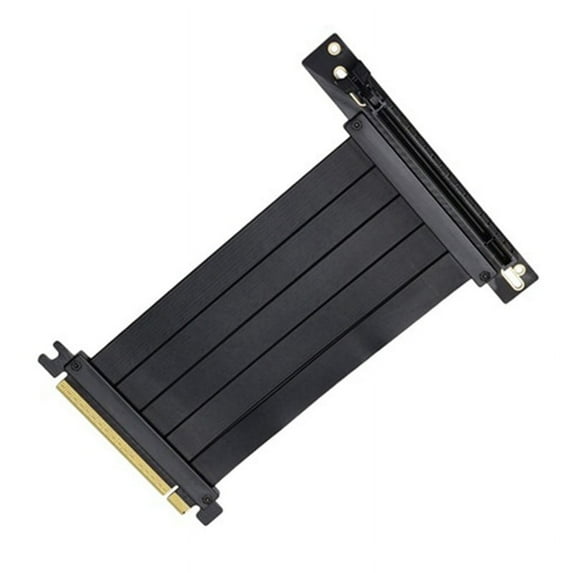 PCIe 4.0 X16 Extension Cable 200mm 180° Flexible PCIe Connector ...