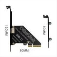 PCIe 4.0 X4 to Oculink SFF8611/8612 Expansion Card to SFF-8639 U.2 SSD ...