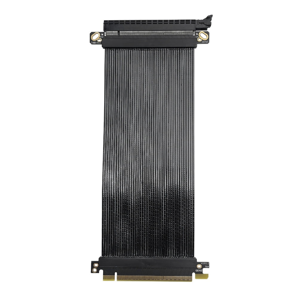 PCIe 5.0 X16 Thin Flat Ribbon Cable 180 Degree Parallel Design for GPU ...