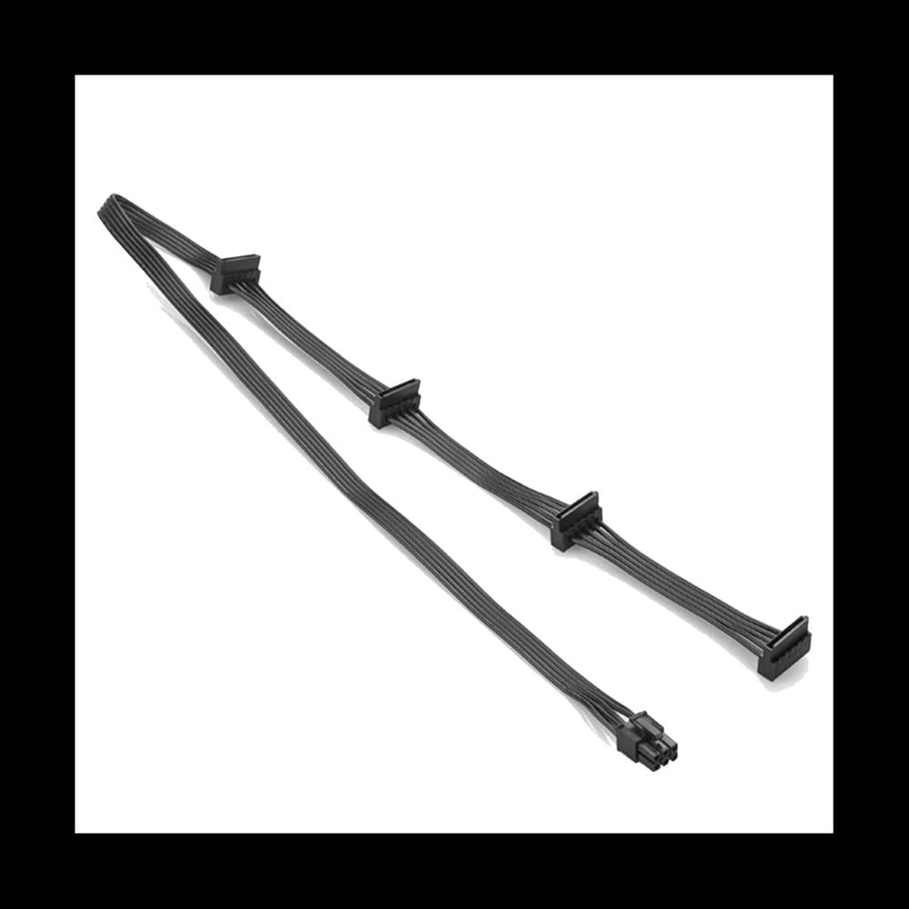 PCIe 6 Pin Male to Sata 1 to 4 Sata Female Power Supply Splitter for ...