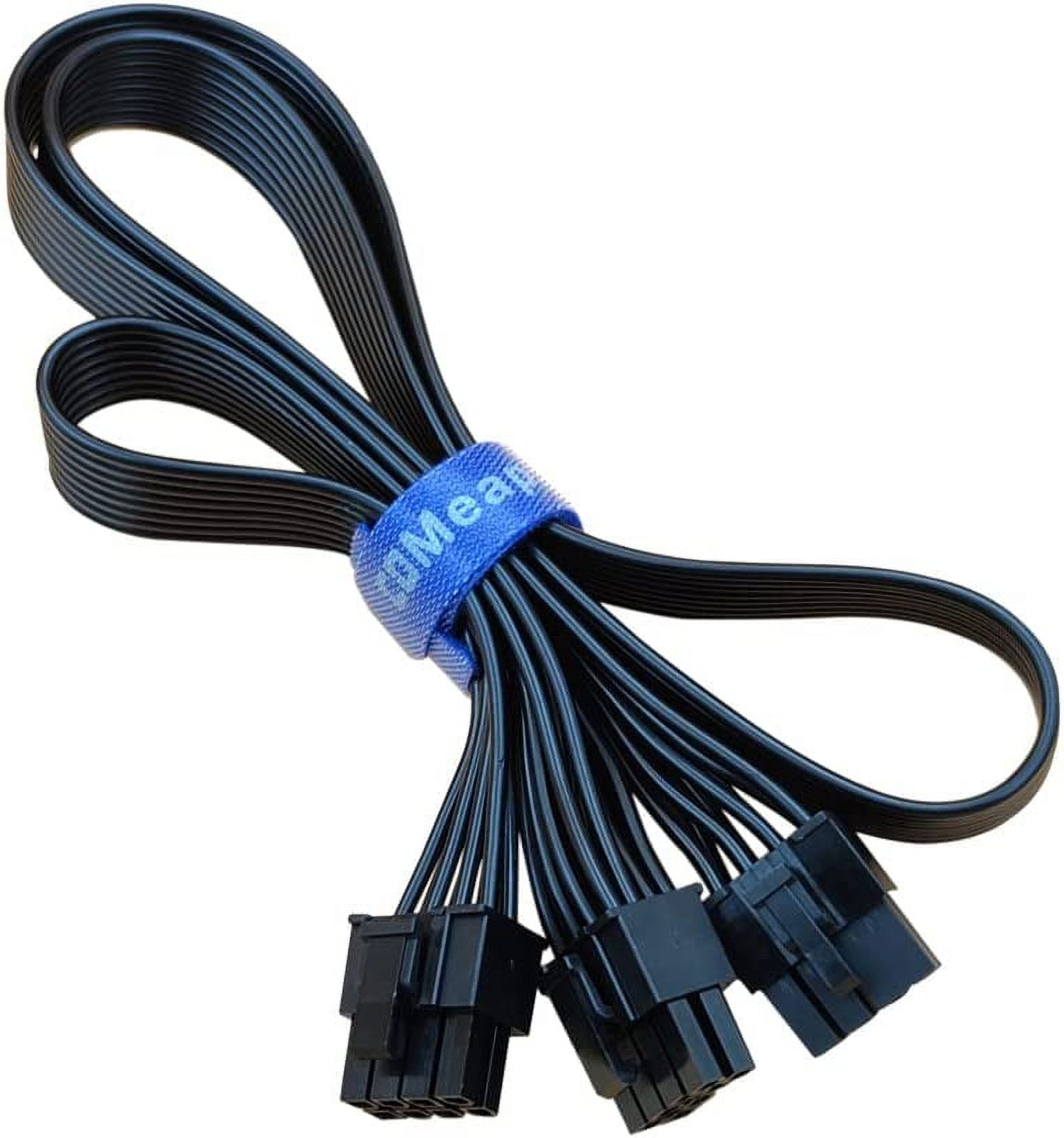 PCIe 8 Pin Male to Dual PCIe 2X 8 Pin (6+2) Male Power Adapter Cable ...