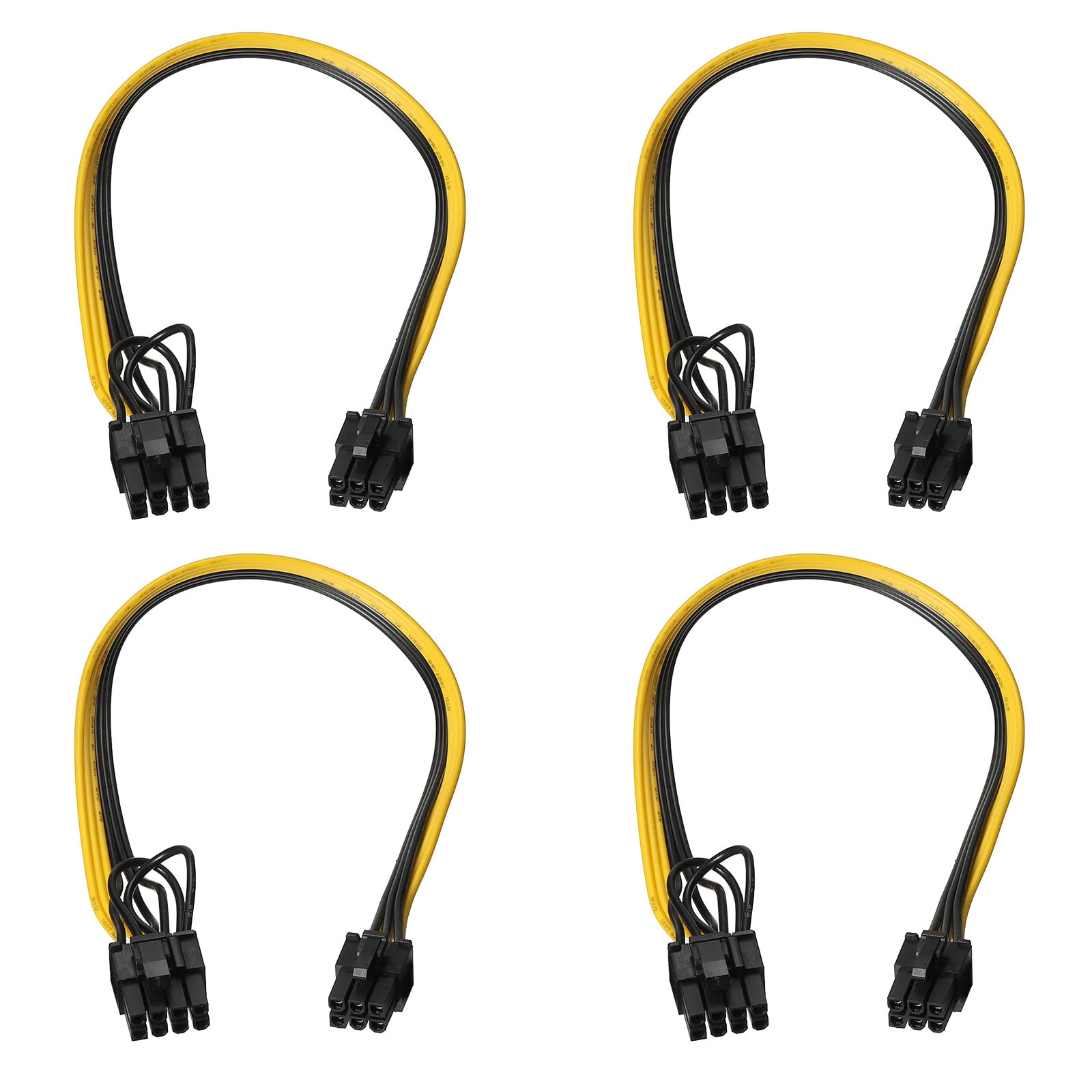 PCIe Cable 6 Pin Male to 8 Pin (6+2) Male GPU Power Supply Cable PCI Express Power Adapter Cable ...