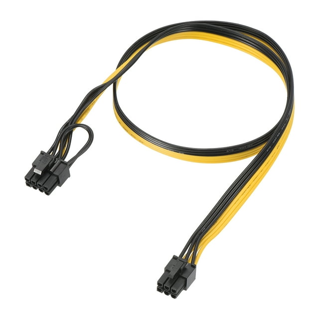 PCIe Cable 6 Pin Male to 8 Pin (6+2) Male GPU Power Supply Cable PCI ...