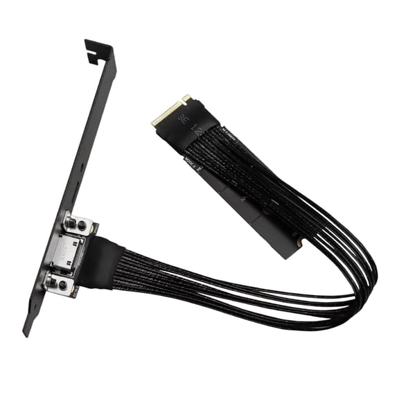PCIe Gen4 64Gbps To SFF-8611 Adapter Cable To 4i Extension for Laptop ...