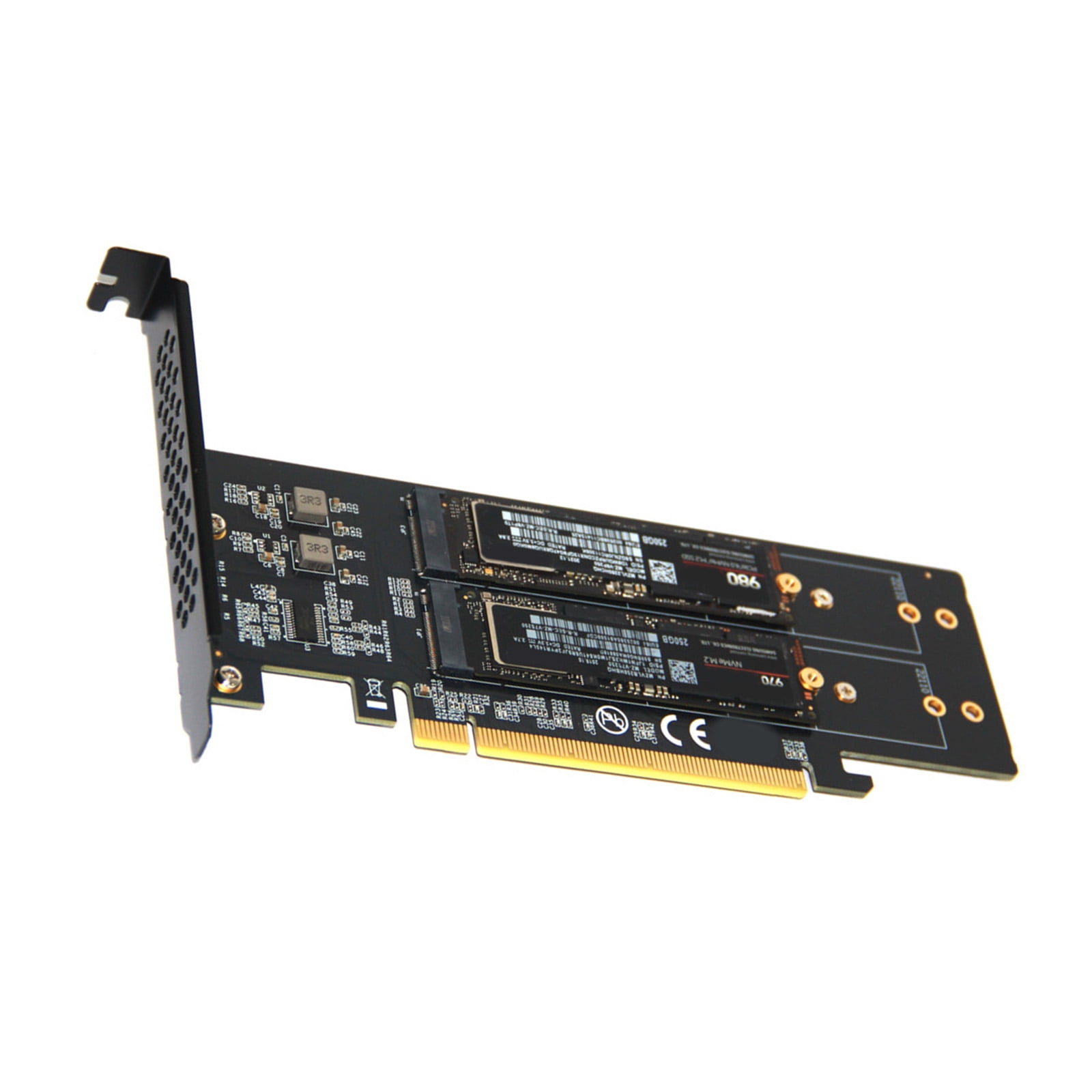 PCIe Gen4 X16 Card for 64Gbps Transfer NVMe Storage Expansion Easy ...
