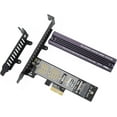 PCIe NVMe Adapter with Aluminum Heatsink M.2 PCIe Adapter Supports PCI ...