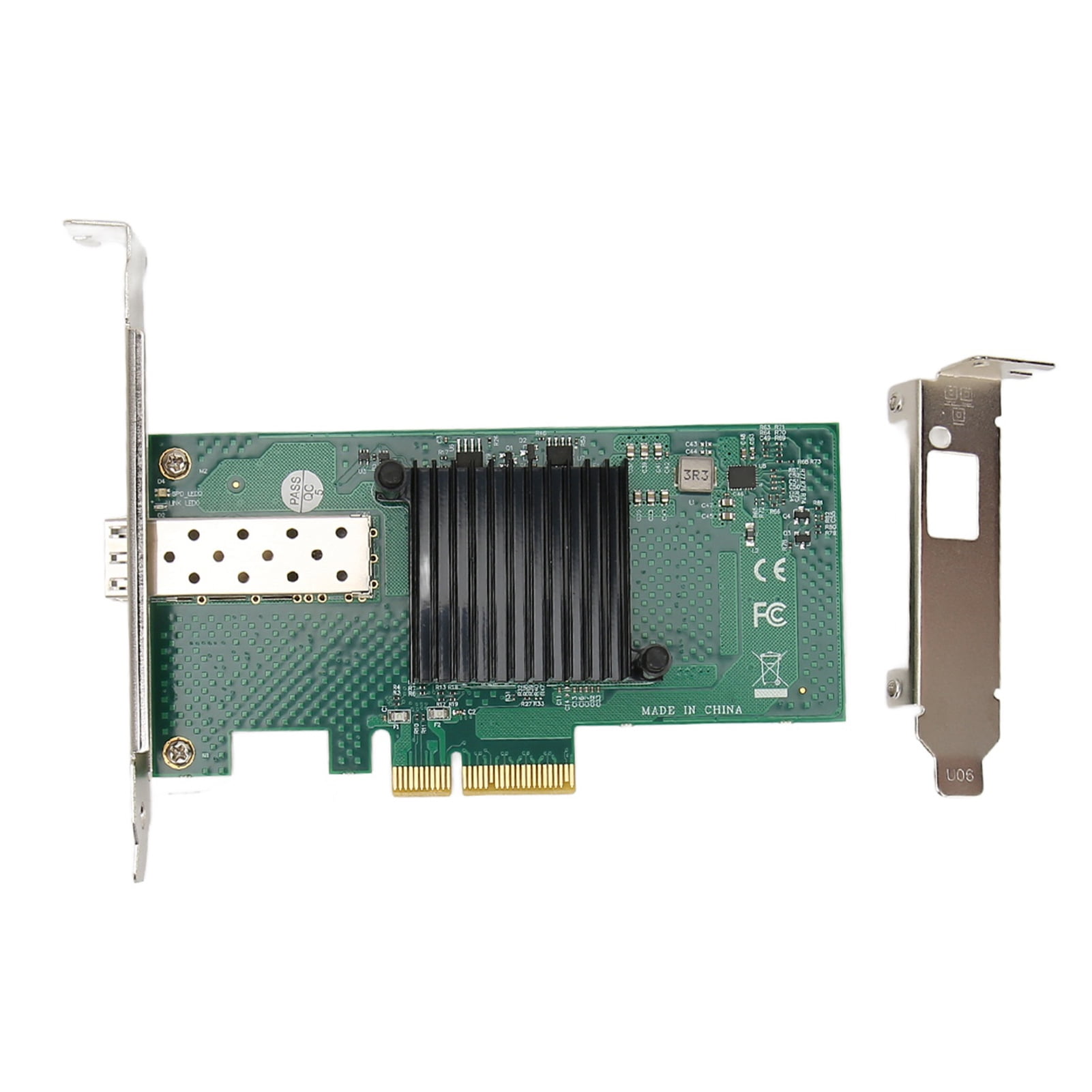 PCIe Network Card 10000Mbps PCI Express X4 5.0GT/s SFP LC Optical Fiber ...