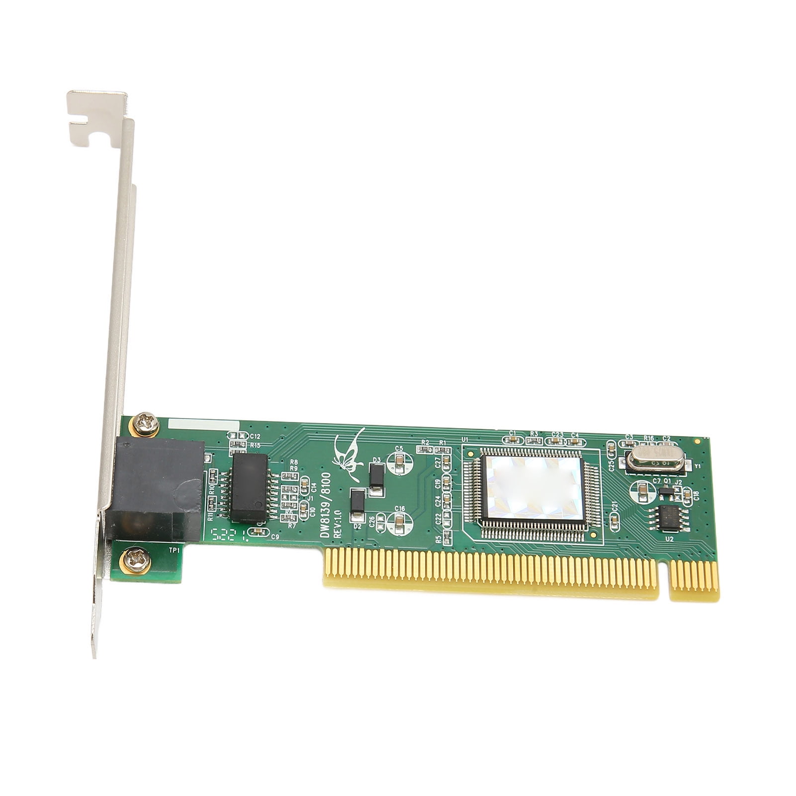 PCIe Network Card Self Adaption 10 100mbps NIC RJ45 Auto Negotiate PCIe ...