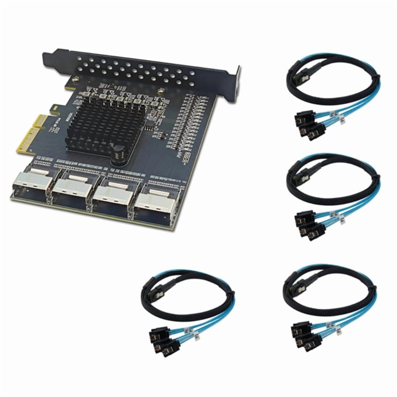 PCIe USB 3.0 Expansion Card Adds 4 External Ports 5Gbps Speed For Windows 10 8 7 - Walmart.com
