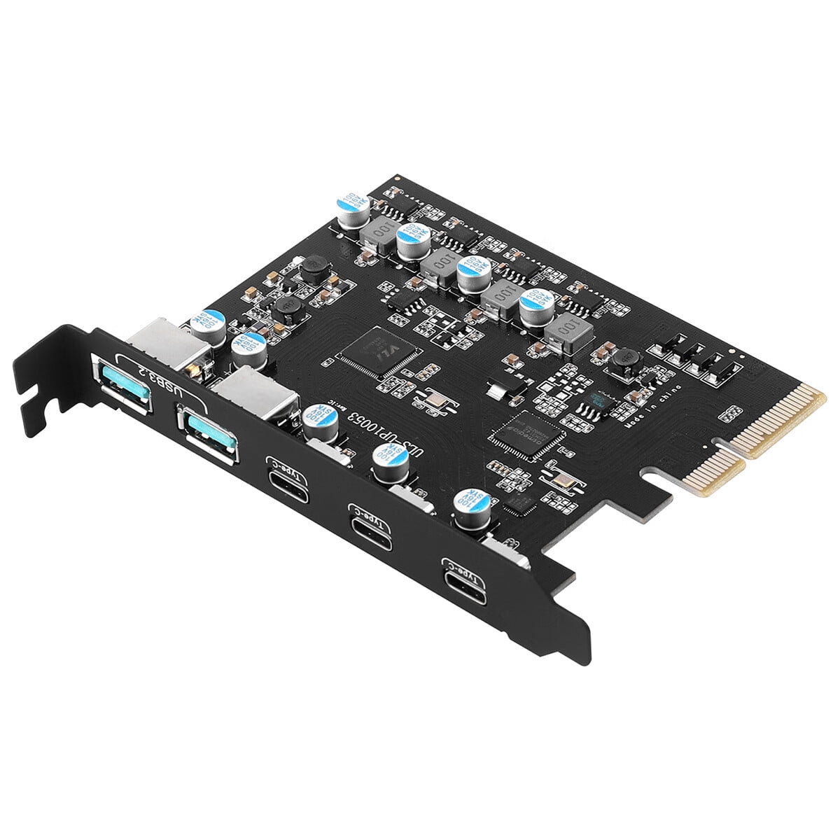 PCIe to USB 3.2 Card 10Gbps 5-Port (2 x USB A, 3 x USB C) USB PCIE Expansion Card Internal ...