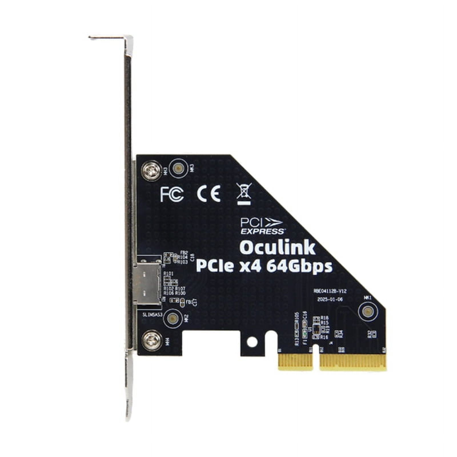 PCIe X4To SFF 8611&8612 Adapter Card Expansion Card PCIeX4/to Oculink ...