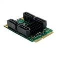 Pcie To 4 Ports Sata30 6gbps Hard Disk Adapter Card Mini Pci Express To Sata 31 Controller