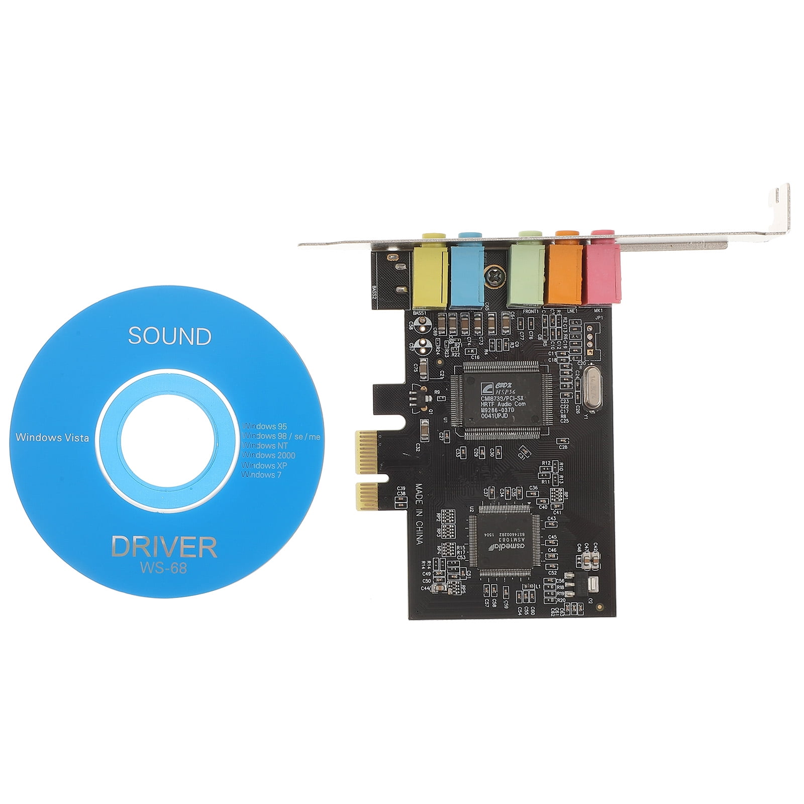 PCIe to 5.1 Internal Sound with Low Profile Bracket 5 Interfaces 6 ...