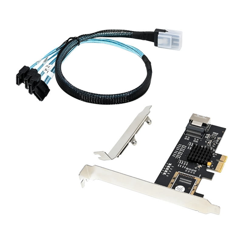 PCIe x1 Single Port SAS 6Gbps SATA Expansion Card Adapter Card ...
