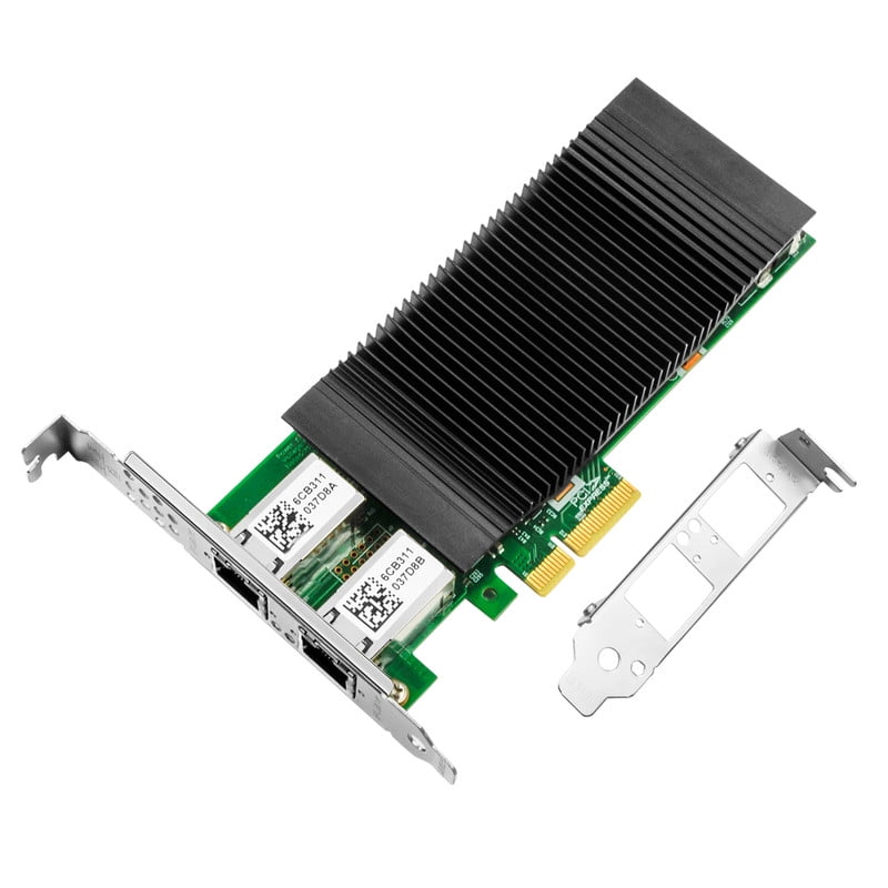 PCIe x4 Dual-port 802.3at PoE+ Gigabit Vision Frame Grabber Card (Intel ...