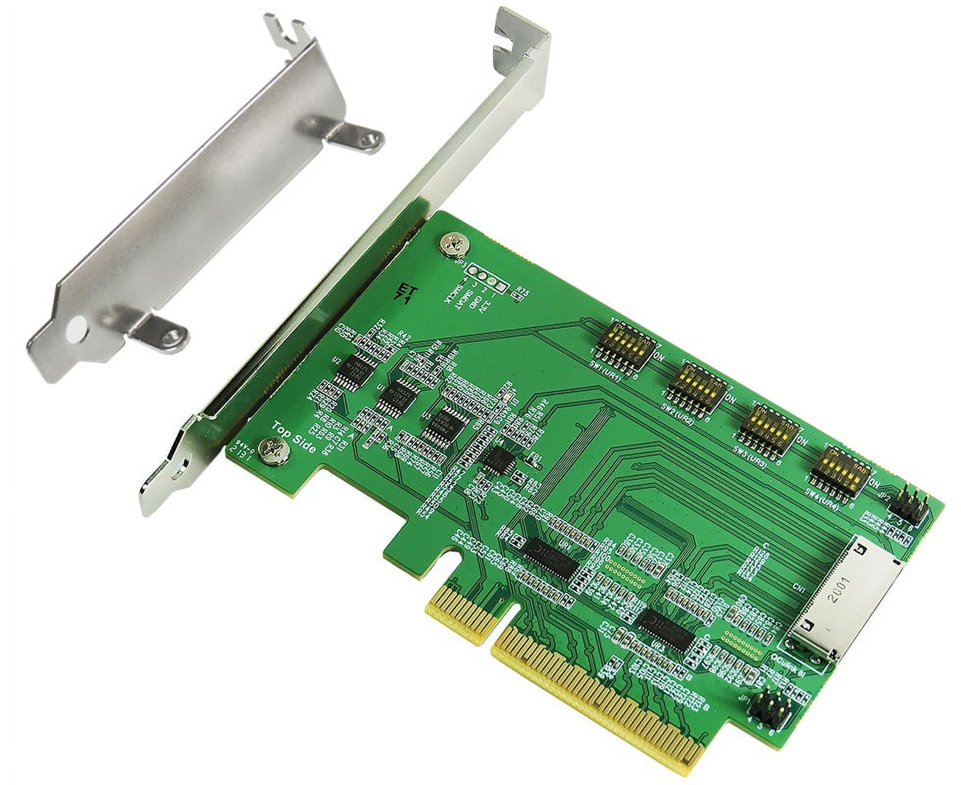 PCIe x8 with Re-Driver to Oculink 8i Add-in-Card PCIe Gen 4 - Walmart.com