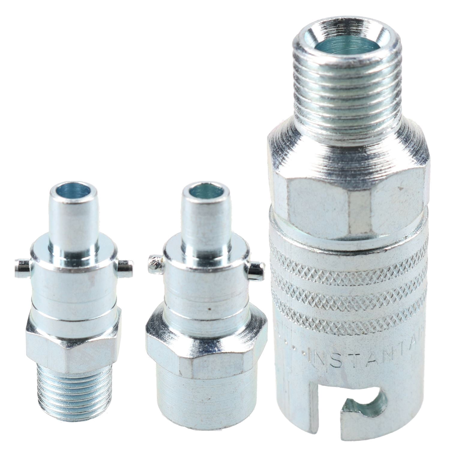 PCL Instant Air Coupler 1/4" BSP Male Thread & Male Adaptors Bayonet ...