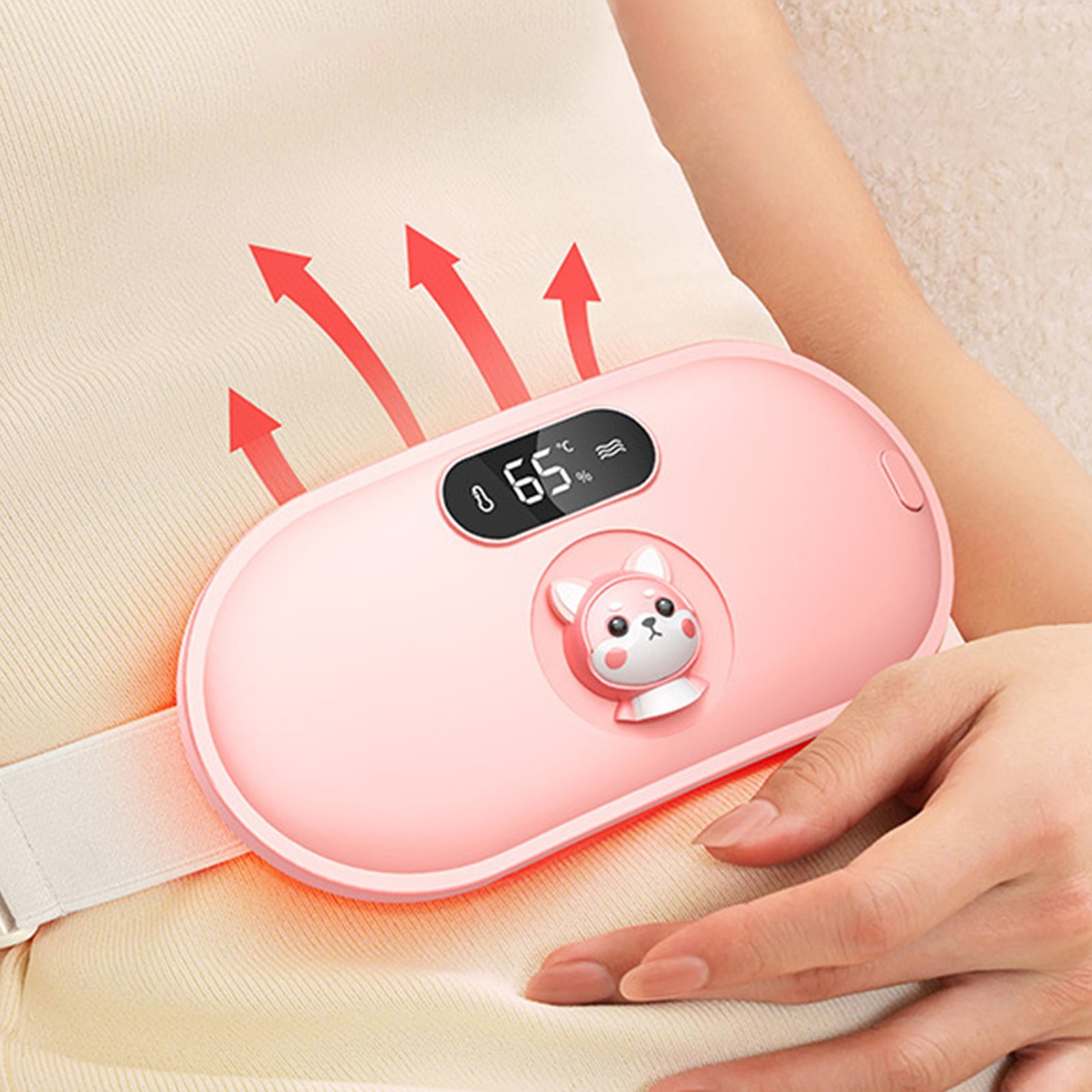 PCLCN Electric Cordless Heating Pad, Waist Belt Device, Fast Heating ...
