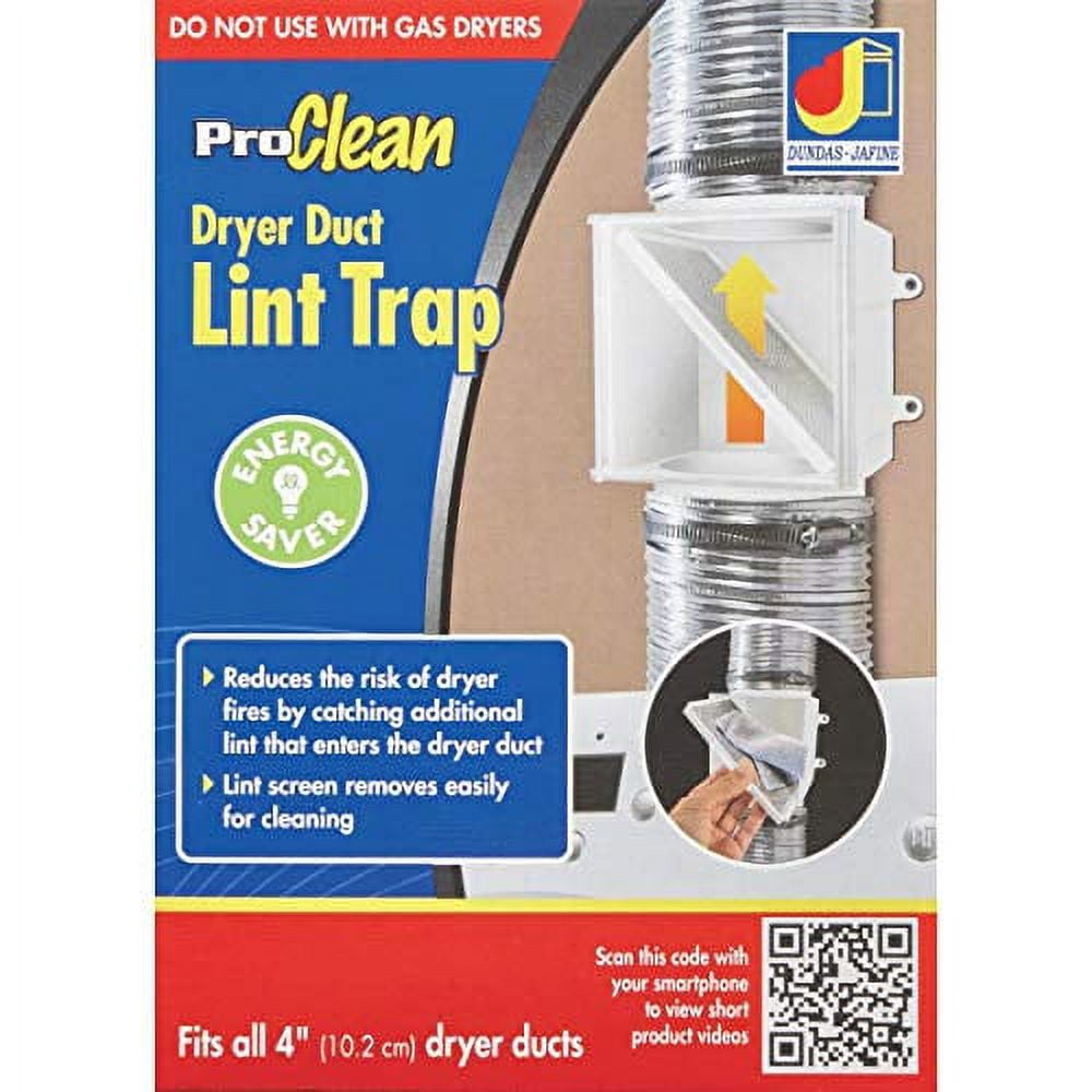 PCLT4WZW Dryer Duct Lint Trap, -Pack - Walmart.com
