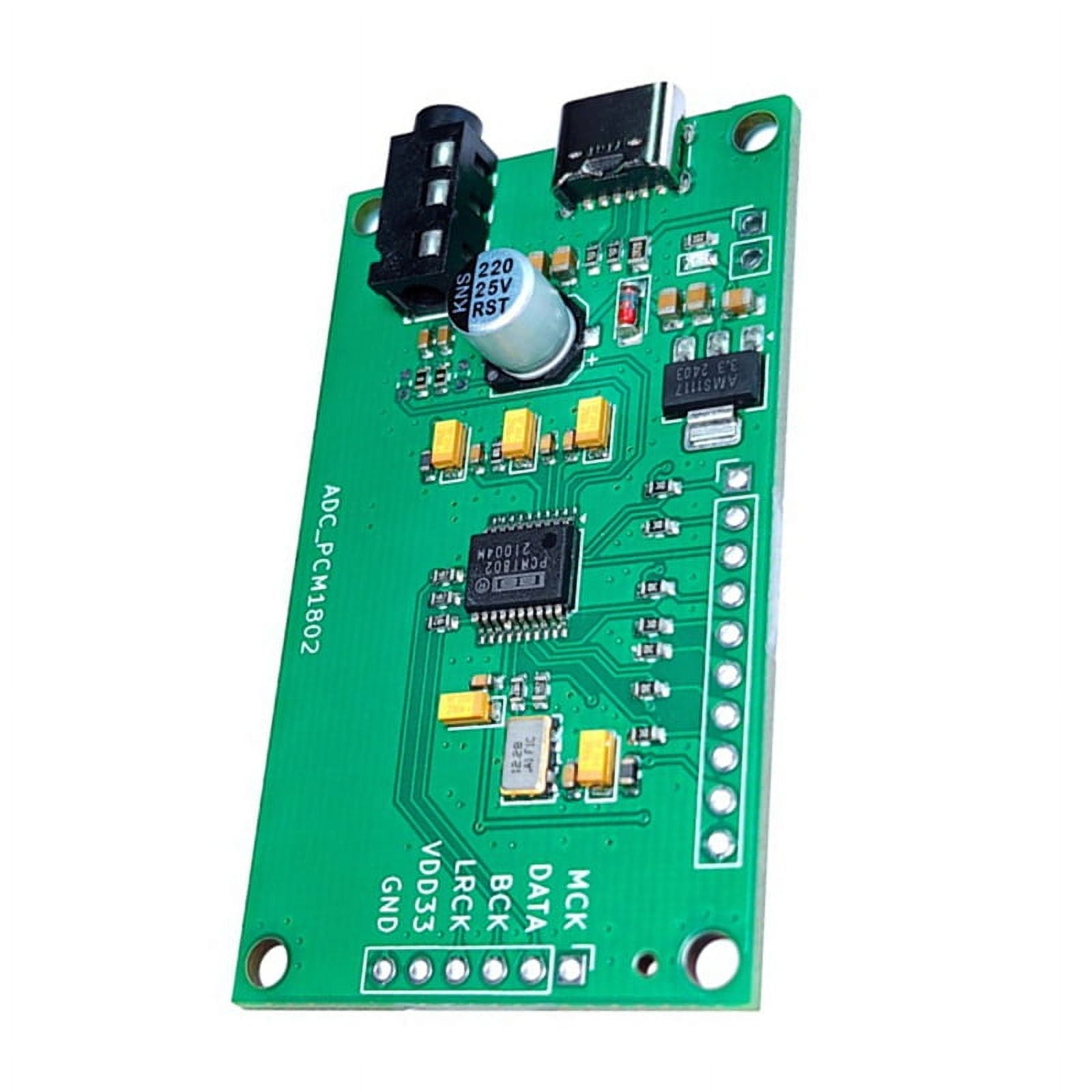 PCM1802 Audio ADC Module, 3.5mm AUX Stereo Analog to I2S Signal ...
