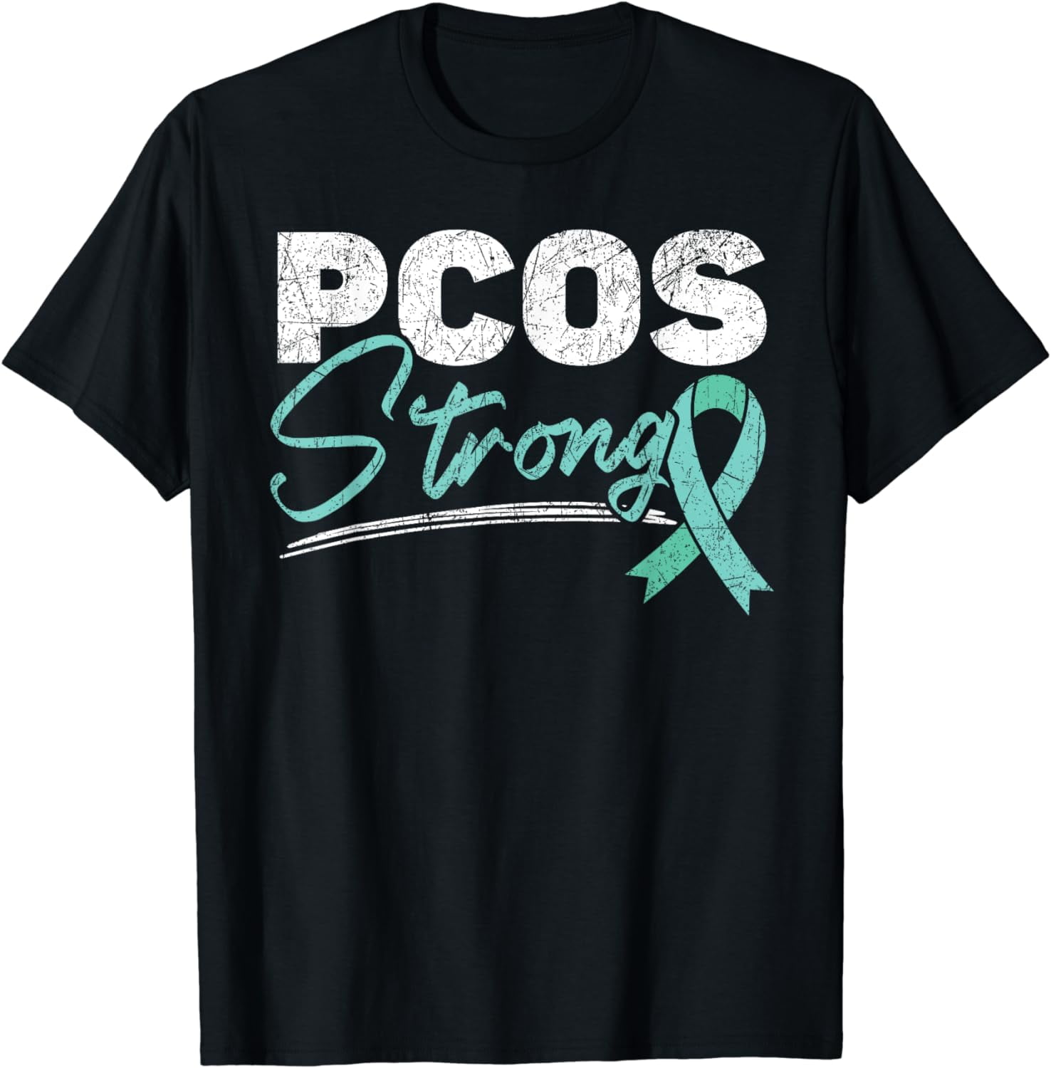 PCOS Strong Polycystic Ovary Syndrome Warrior T-Shirt - Walmart.com