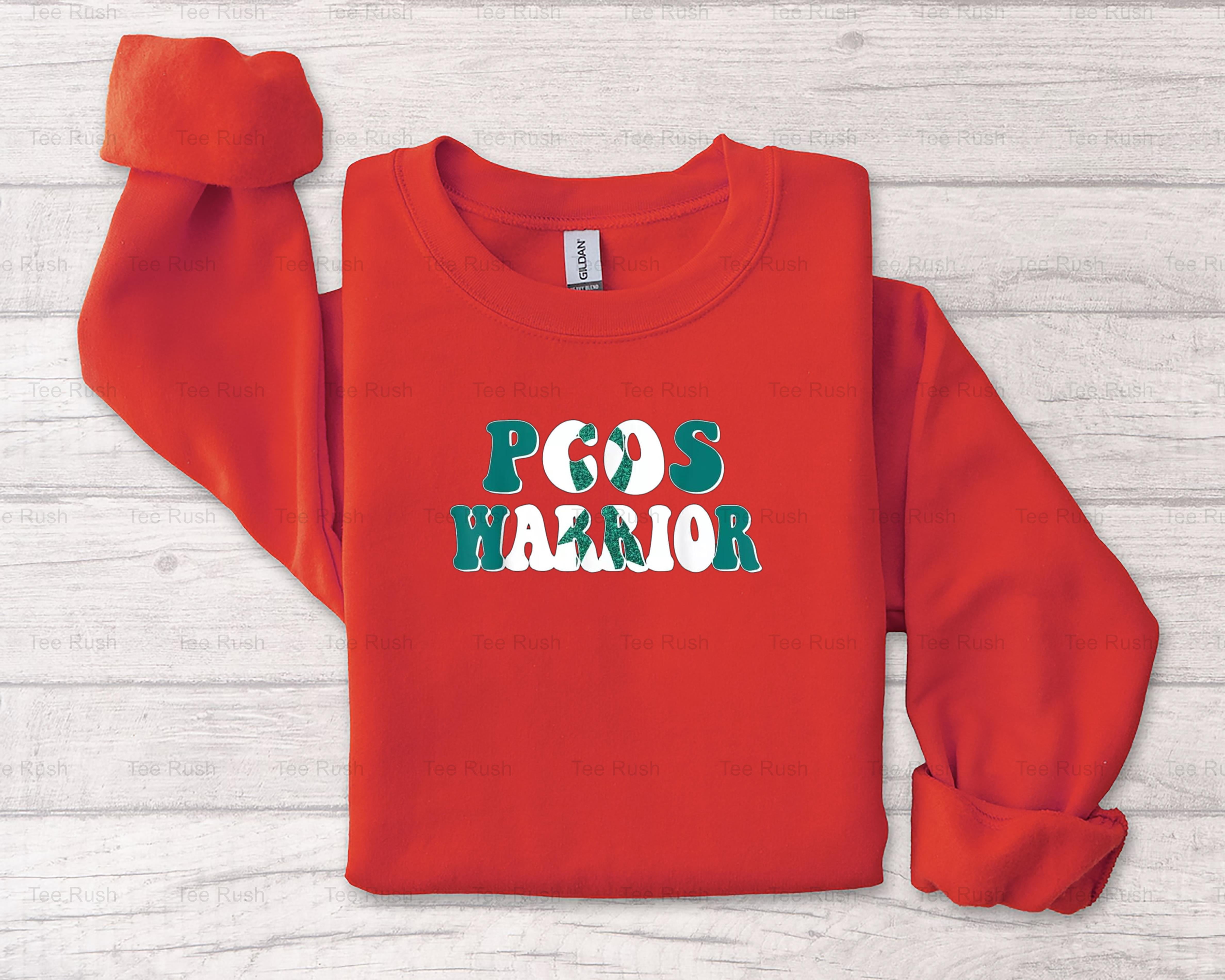 PCOS Warrior Polycystic Ovary Syndrome Awareness Gift, Teal Ribbon ...