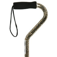 Drive Medical Deluxe Walking Cane with Soft Foam Grip, Offset Handle ...