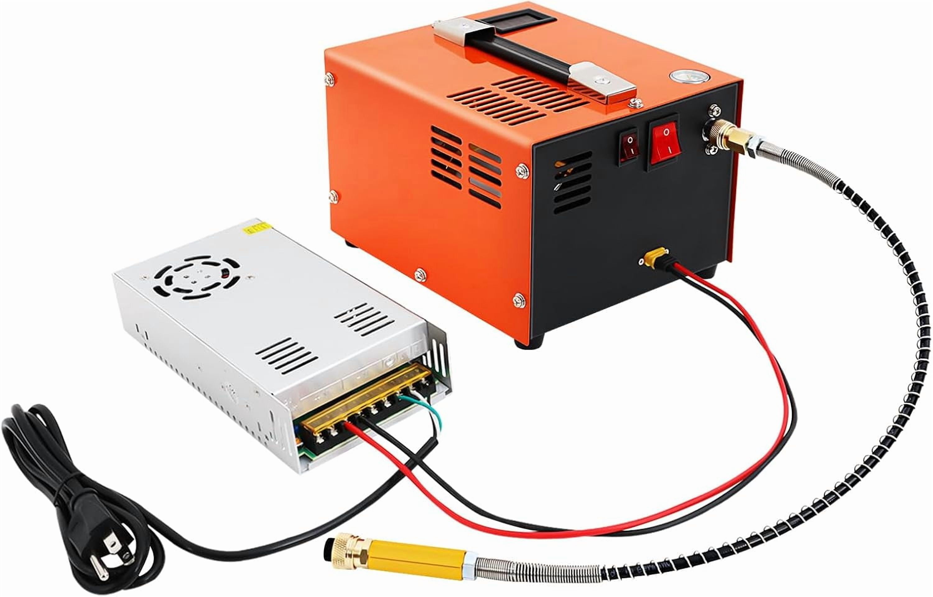 PCP Air Compressor, 4500PSI/30Mpa Portable PCP Compressor 110V AC/12V ...