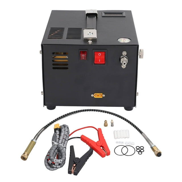 PCP Air Compressor Portable 4500Psi 30mpa 12V High Pressure Pump Oil ...