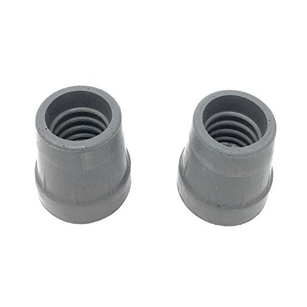 PCP Replacement Cane Tips, 1 Inch / 2.5 cm diameter (Gray, Two Tips ...