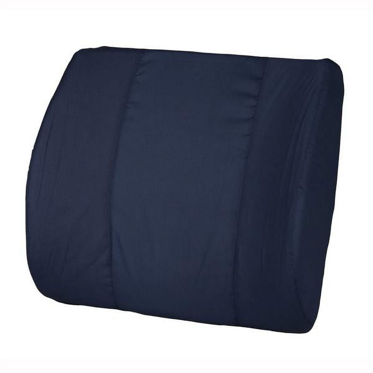 PCP Sacro Cushion with Back Strap, Removable Cover, Navy, - Walmart.com