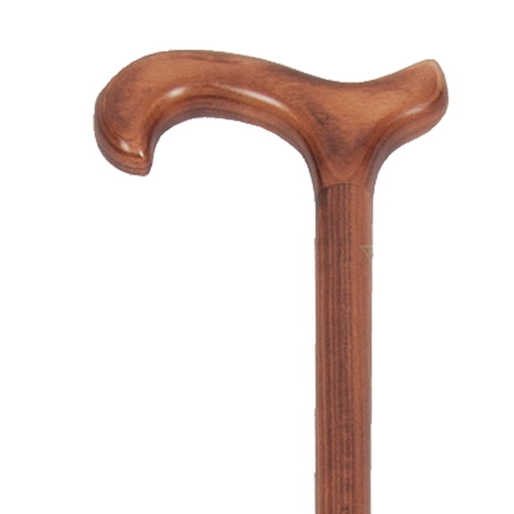 PCP Wood Cane with Derby Handle, Ramin Wood, Large Grip HSA/FSA ...